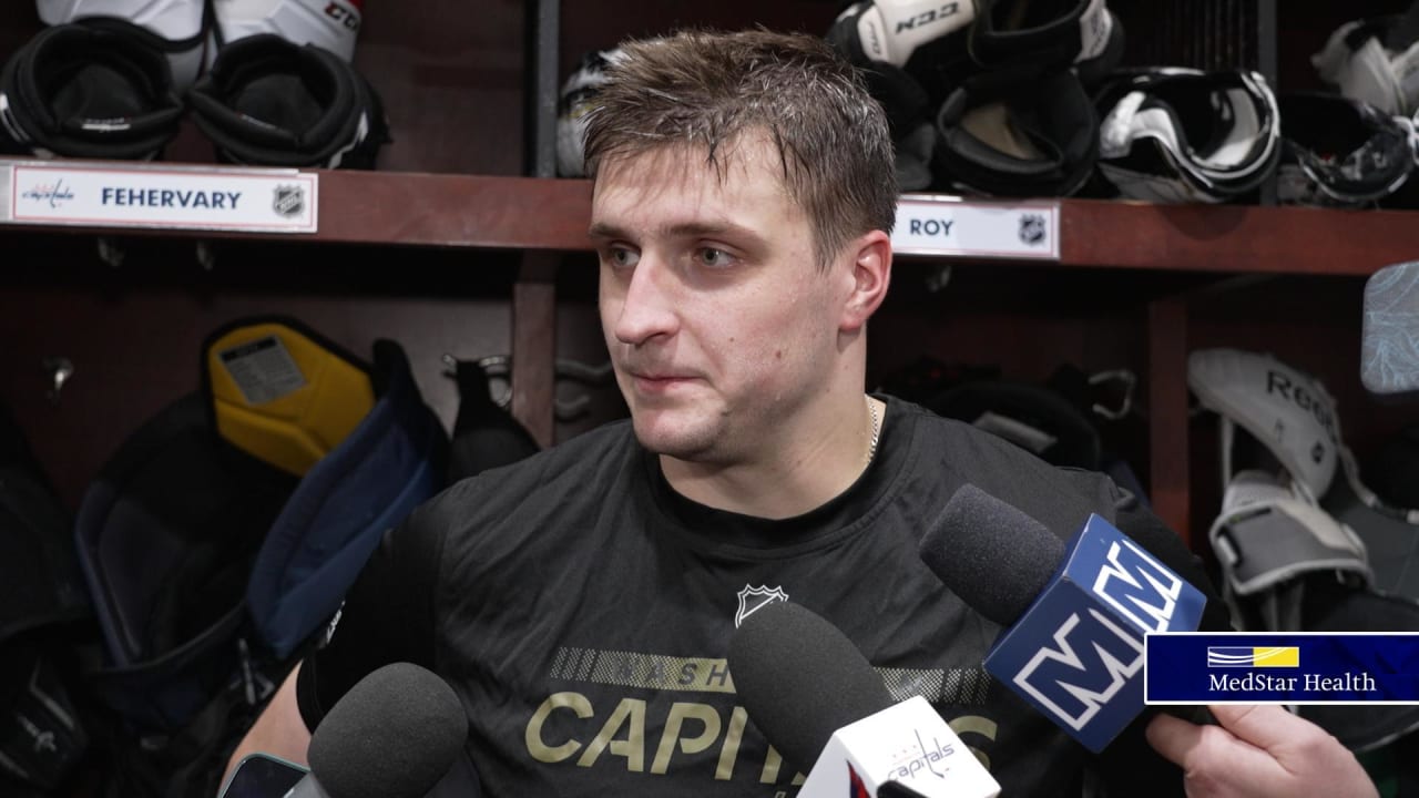 Aliaksei Protas | Postgame | Washington Capitals