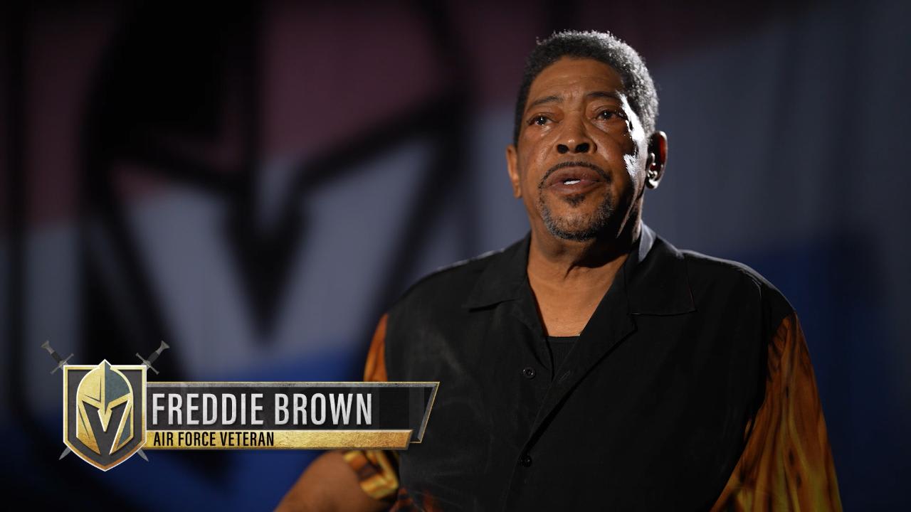 VGKF Helps USAF Vet Freddie Brown | Vegas Golden Knights