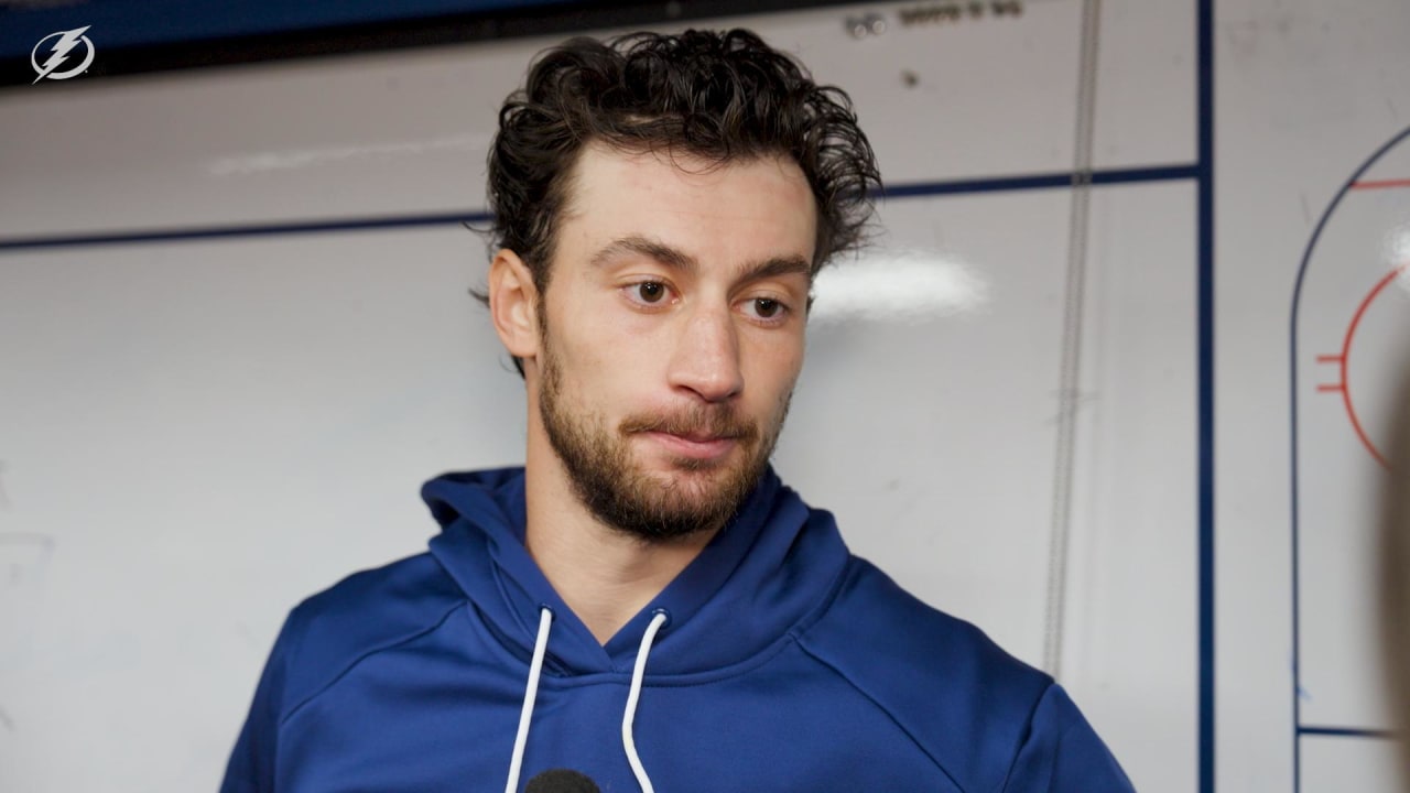 Anthony Cirelli | Postgame vs Florida Panthers 10.02.25 | Tampa Bay ...