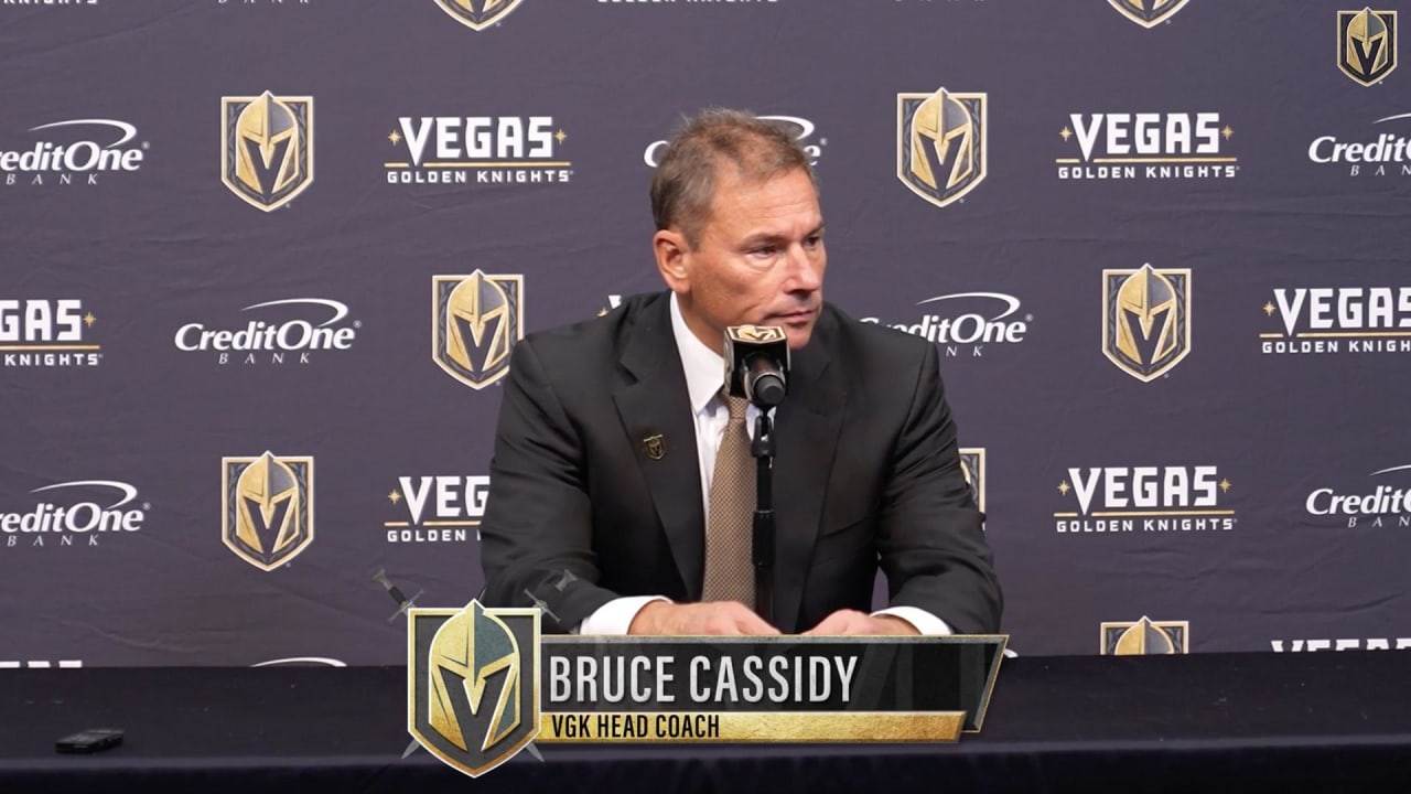 Bruce Cassidy Postgame 10/10 | Vegas Golden Knights