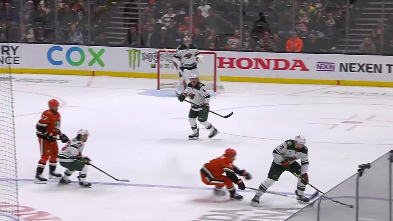 Yakov Trenin with a Shorthanded Goal vs. Anaheim Ducks | Minnesota Wild