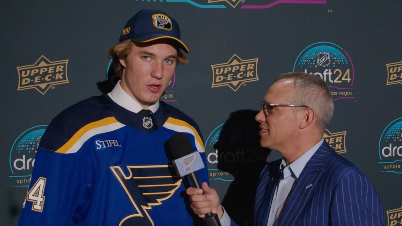 Ralph after draft selection | St. Louis Blues