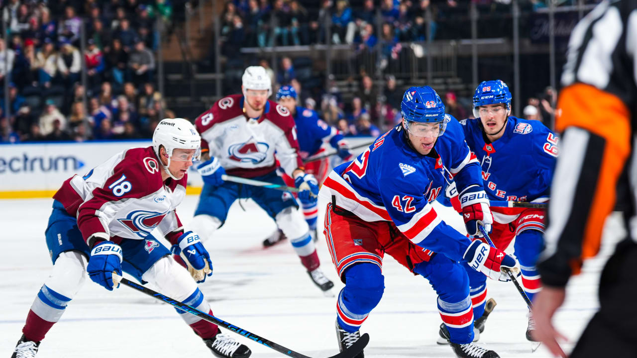 Rangers vs. Avalanche: Postgame Notes | New York Rangers