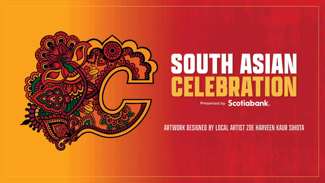 Flames Introduce South Asian Celebration Logo | Calgary Flames