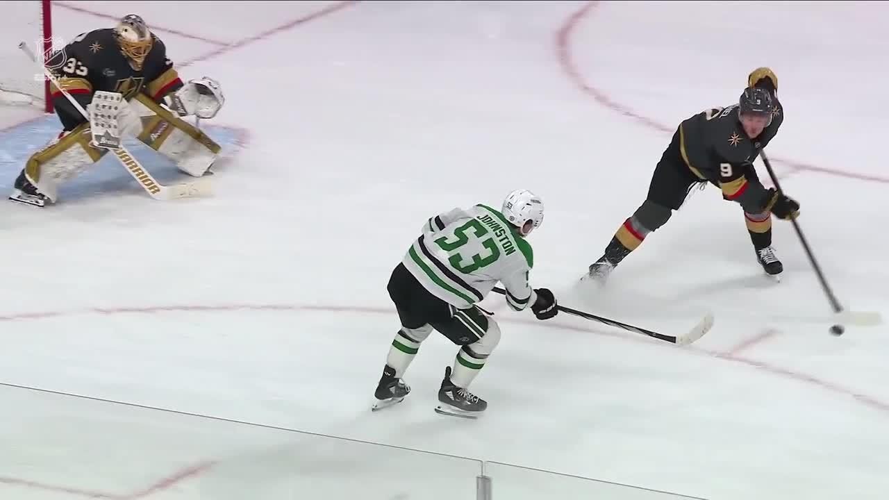 DAL@VGK: Johnston scores goal against Adin Hill | Dallas Stars
