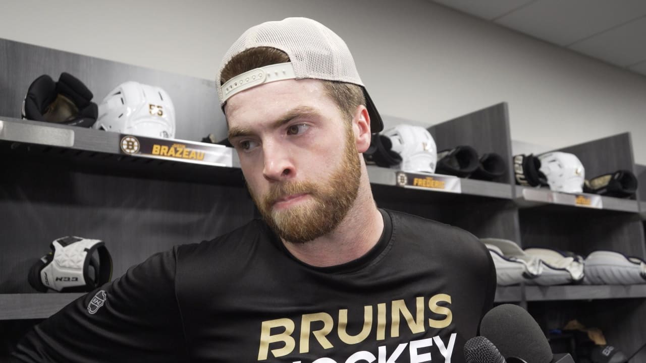 Locker Room Raw: Justin Brazeau | Boston Bruins