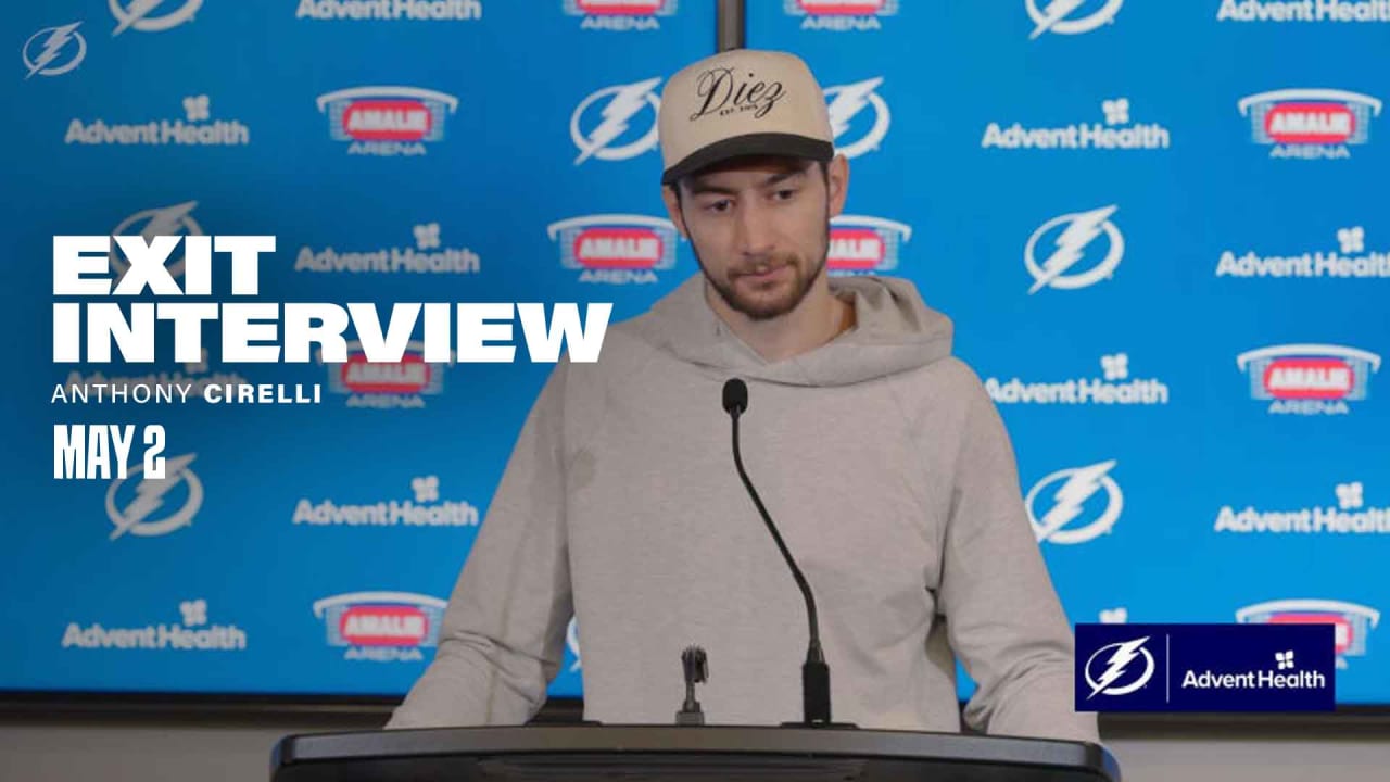 Anthony Cirelli | Exit Interview 24-25 | Tampa Bay Lightning