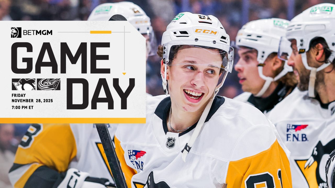Game Preview: 11.28.25 at Columbus Blue Jackets | Pittsburgh Penguins