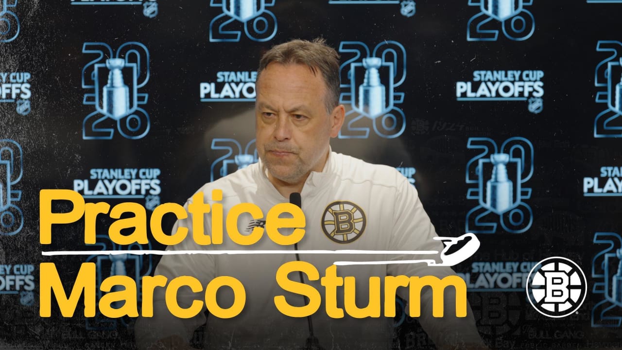 Press Room: Marco Sturm | Boston Bruins