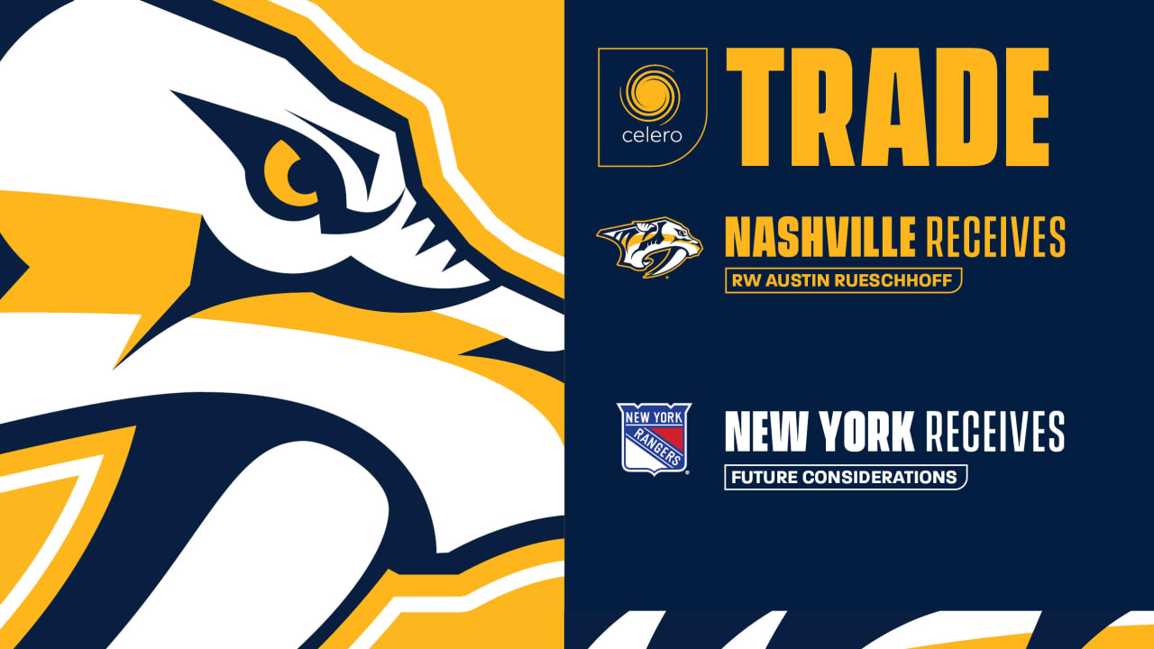 Predators Acquire Austin Rueschhoff From NY Rangers | Nashville Predators