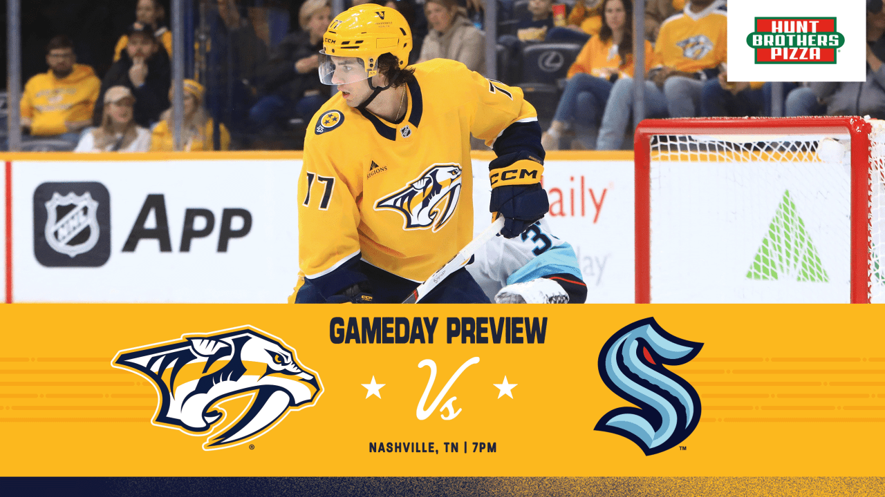 GAME DAY: Kraken vs. Preds, March 19 | Nashville Predators