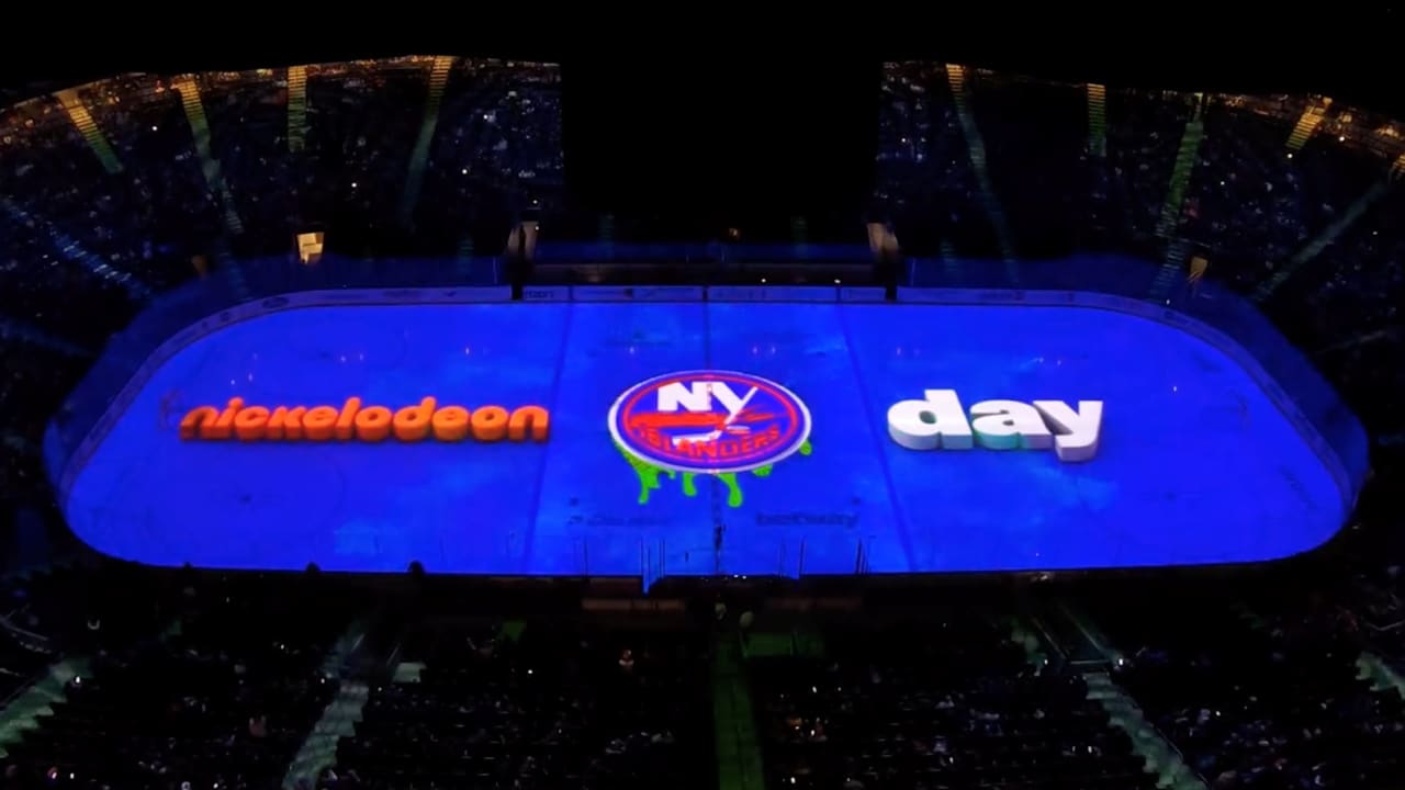 Islanders host Nickelodeon Day, immerse fans in cartoon world | NHL.com