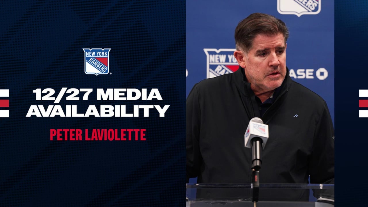 Practice: Laviolette | New York Rangers