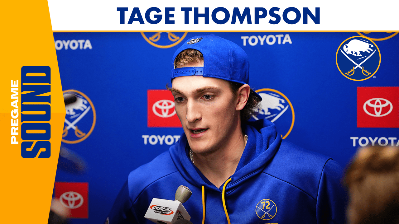 Thompson | Pregame at FLA | Buffalo Sabres