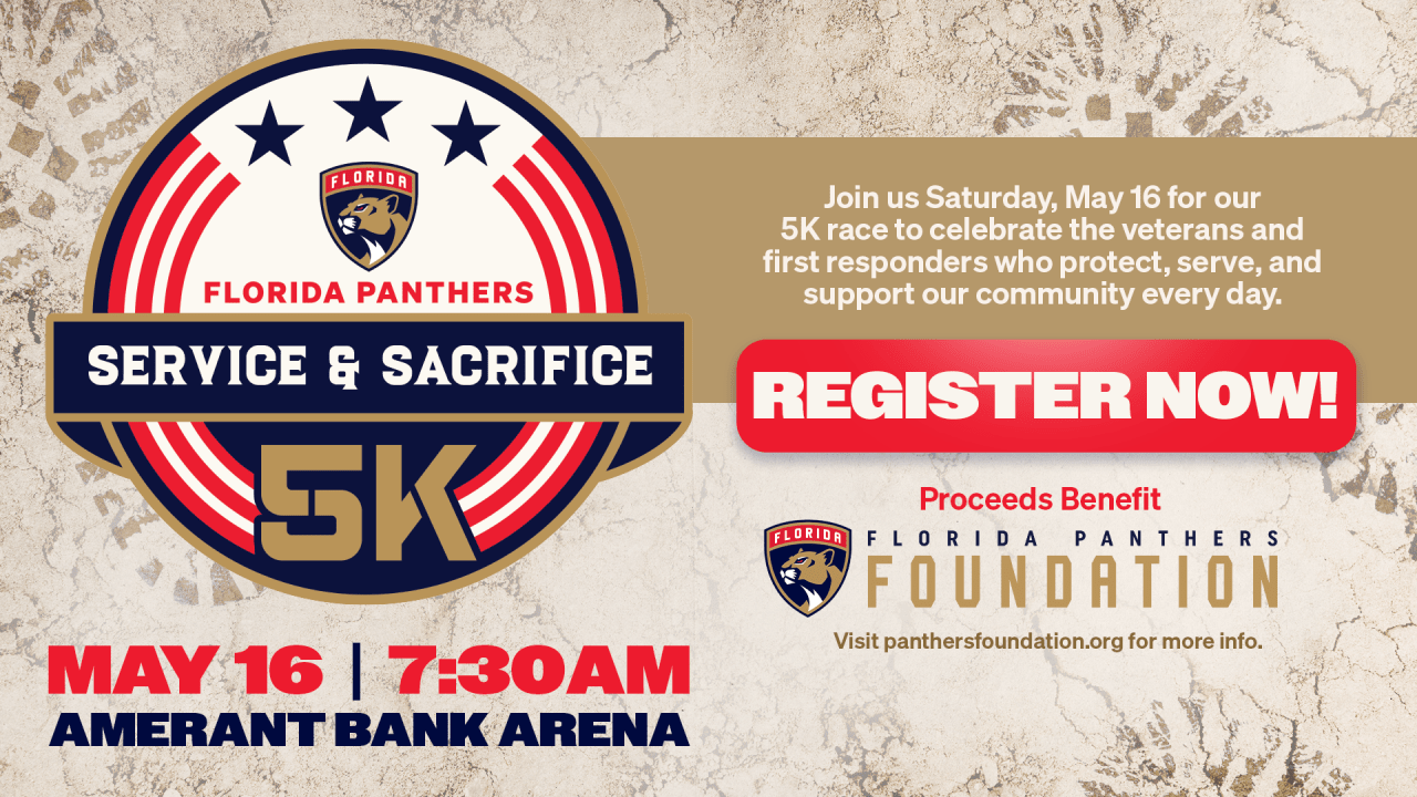 Florida Panthers Foundation Announces Inaugural ‘Service & Sacrifice 5K ...