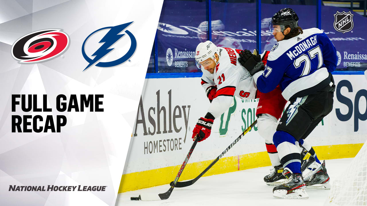 Recap: TBL 3, CAR 1 | NHL.com