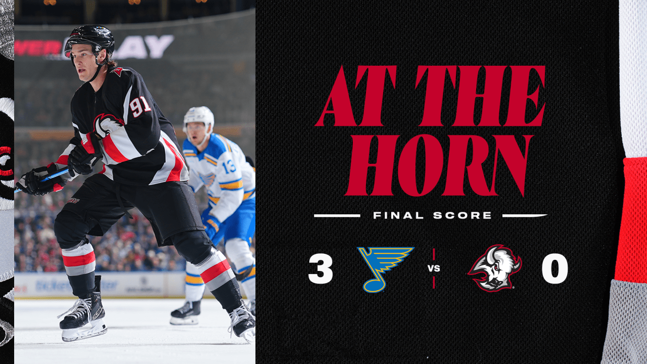 At the Horn | Blues 3 - Sabres 0 | Buffalo Sabres