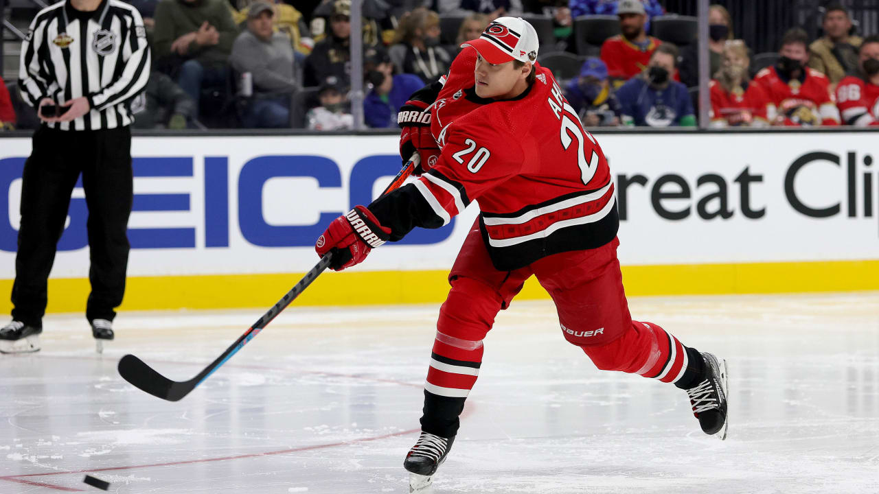 Aho goes 4-for-4, wins Accuracy Shooting at All-Star Skills | NHL.com