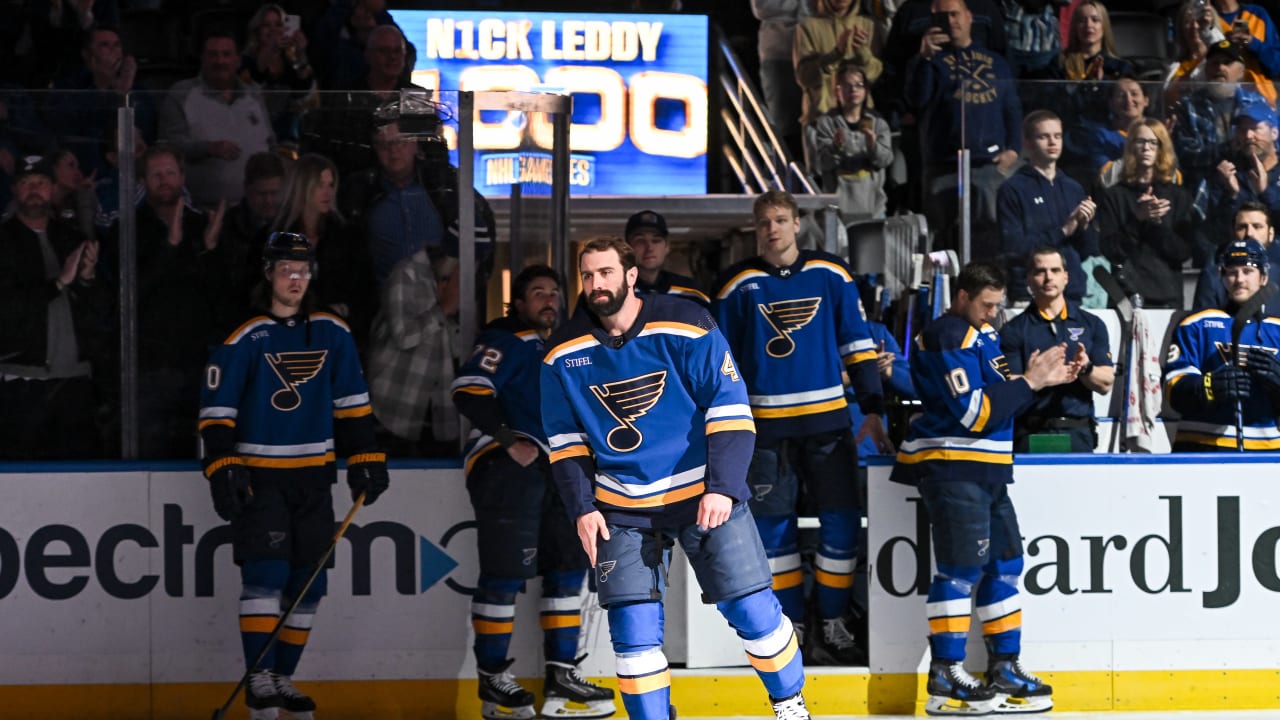 Leddy honored for 1,000 games played | NHL.com
