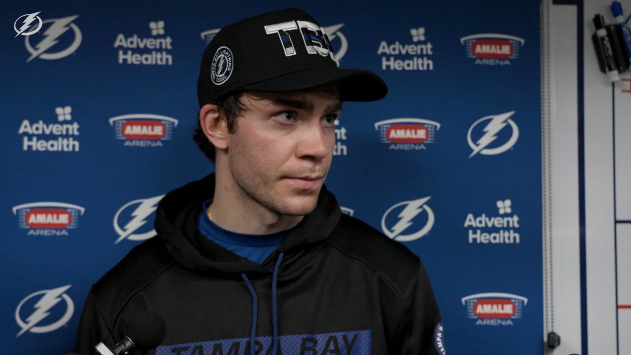 Brayden Point | Postgame vs Washington Capitals | Tampa Bay Lightning