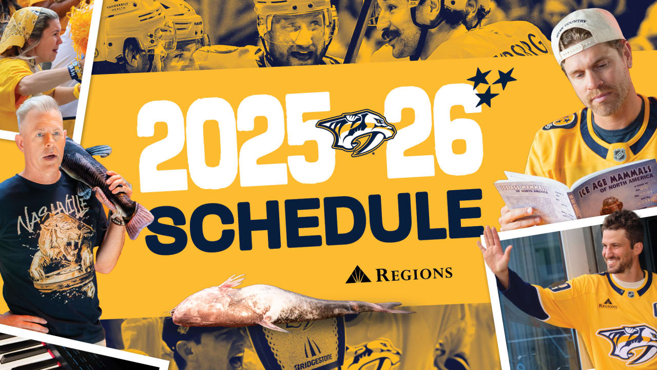 2025-26 Schedule Release | Nashville Predators