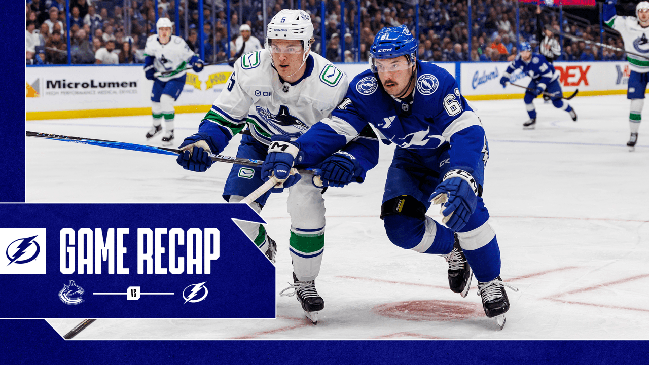 Recap: Canucks 6, Lightning 2 | Tampa Bay Lightning