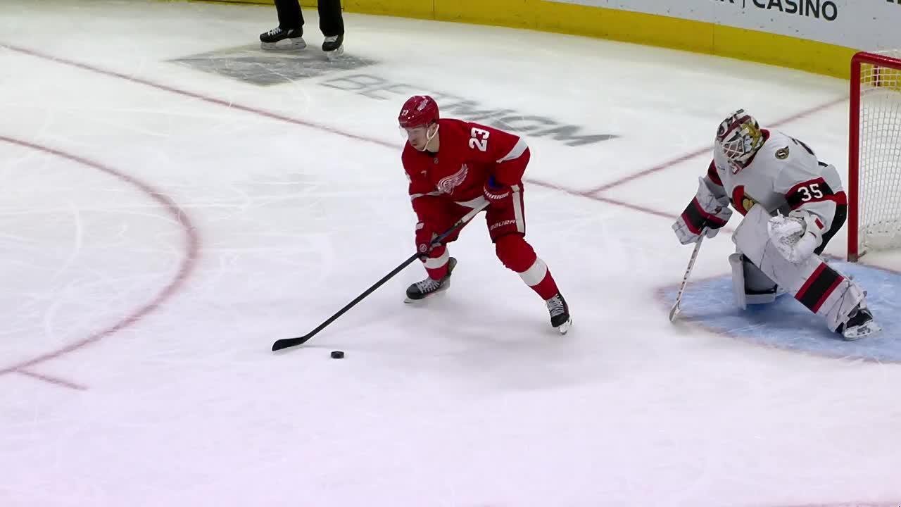 OTT@DET: Raymond scores goal against Linus Ullmark | NHL.com