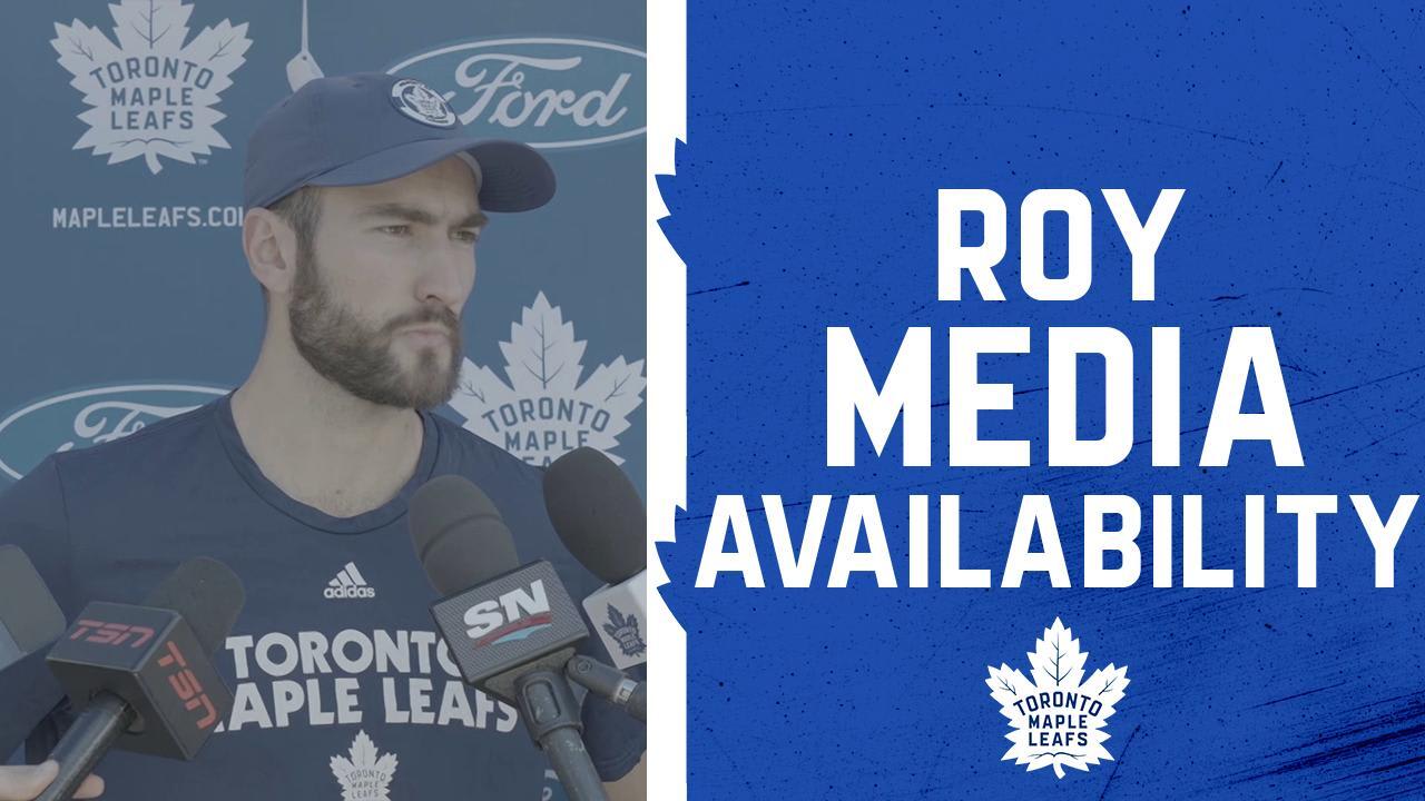 Nicholas Roy | Pre Game | Toronto Maple Leafs