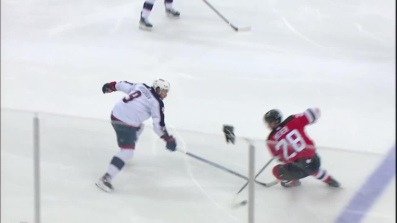 CBJ@NJD: Merzlikins with a great save | Columbus Blue Jackets