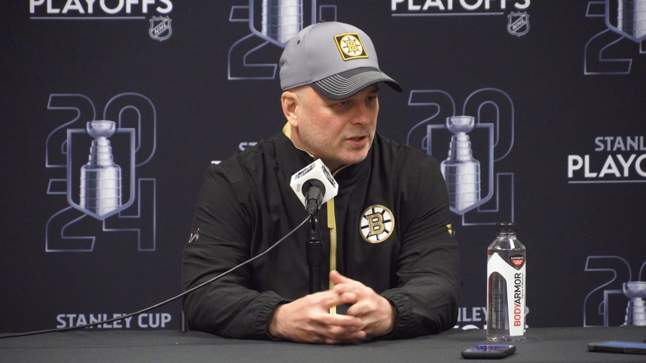 Press Room: Jim Montgomery | Boston Bruins