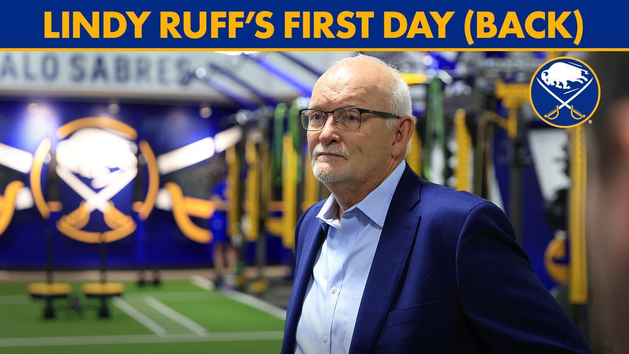 Lindy Ruff's First Day | Buffalo Sabres