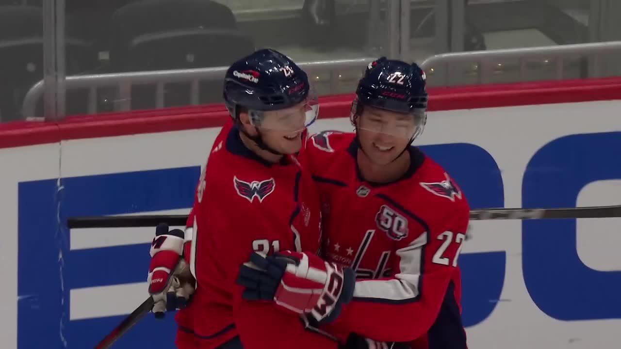 BOS@WSH: Protas scores goal against Brandon Bussi | Washington Capitals