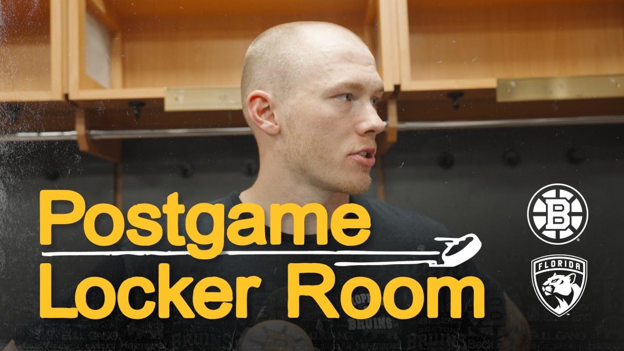 Locker Room Raw: Fraser Minten and Morgan Geekie | Boston Bruins