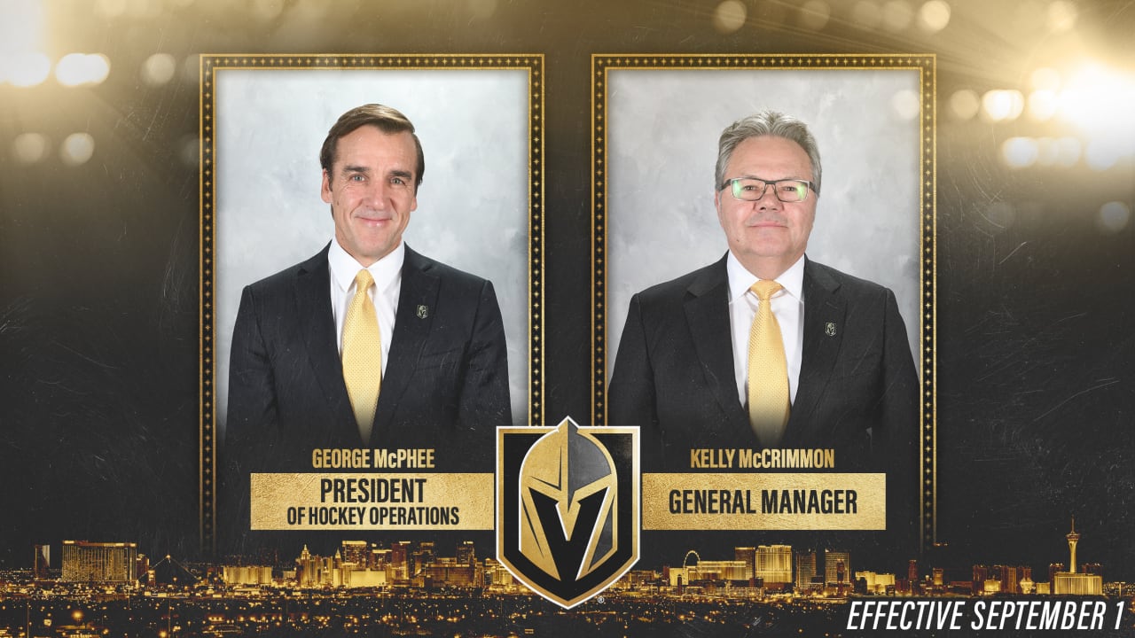 Kelly McCrimmon Named General Manager Of The Vegas Golden Knights ...