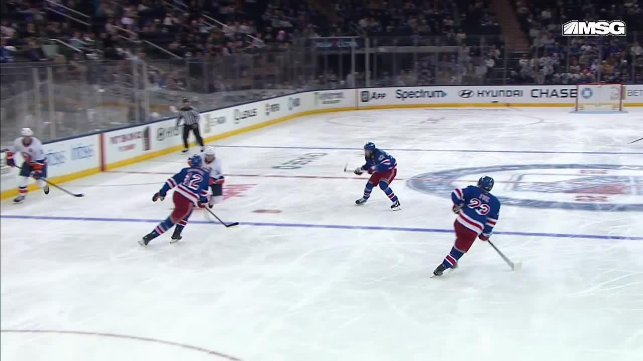 NYI@NYR: Horvat scores goal against Jonathan Quick | New York Islanders