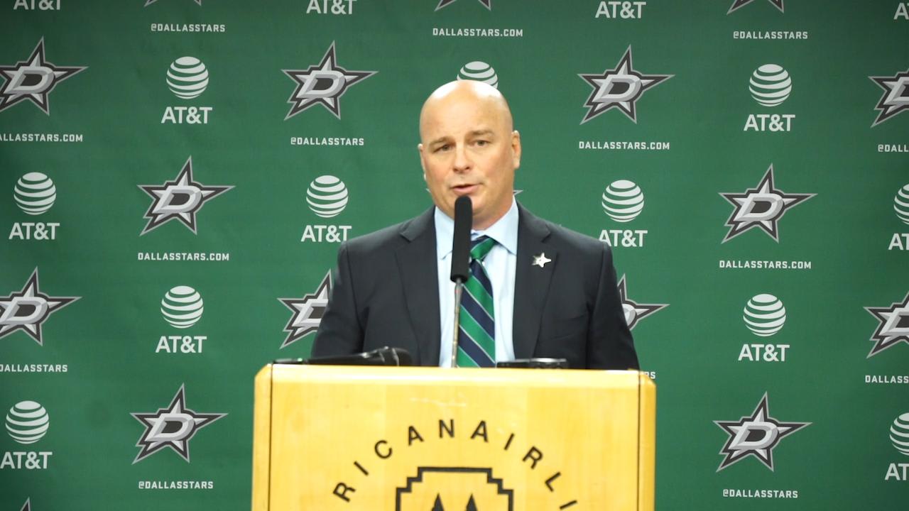 Postgame: Montgomery DAL vs STL | Dallas Stars