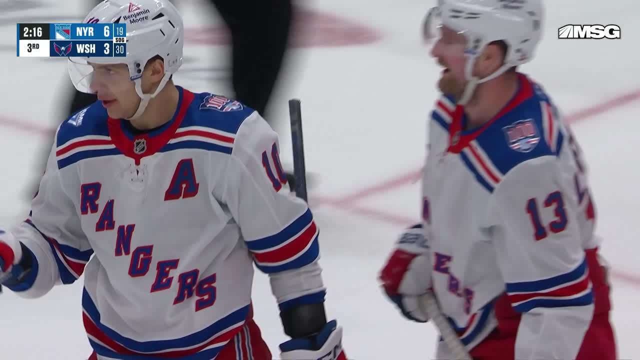 NYR@WSH: Panarin scores empty-net goal | New York Rangers