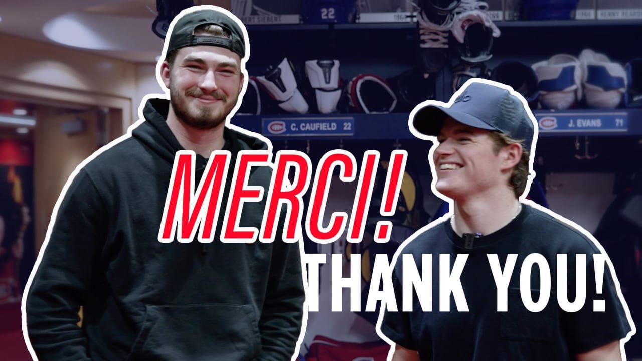 Thank you fans | Montréal Canadiens