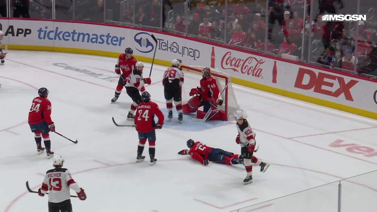 NJD@WSH: Bratt scores goal against Logan Thompson | New Jersey Devils