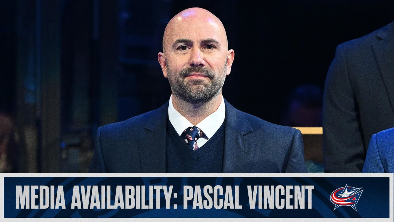 Pascal Vincent Media Availability | Columbus Blue Jackets