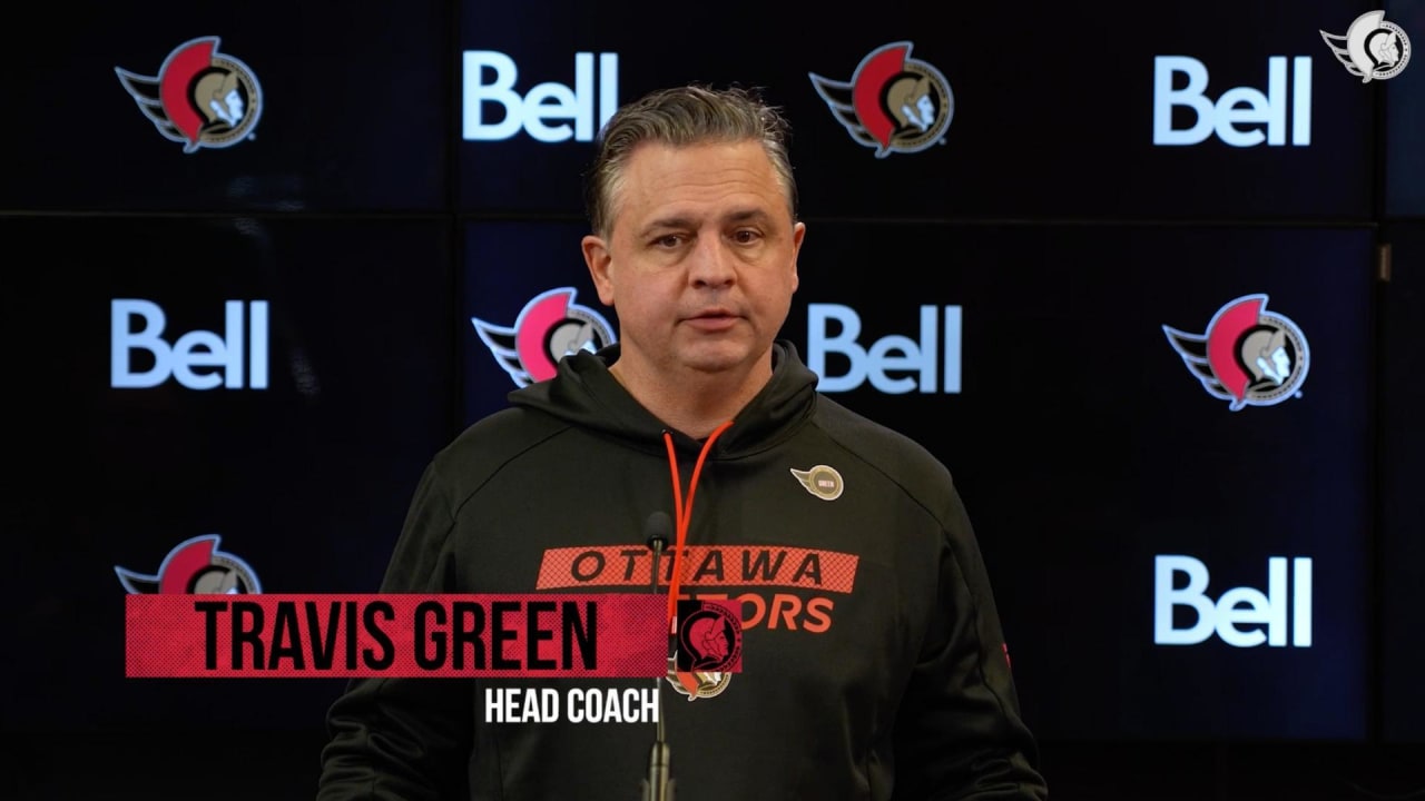 Travis Green Media Availability - Jan. 10 | Ottawa Senators