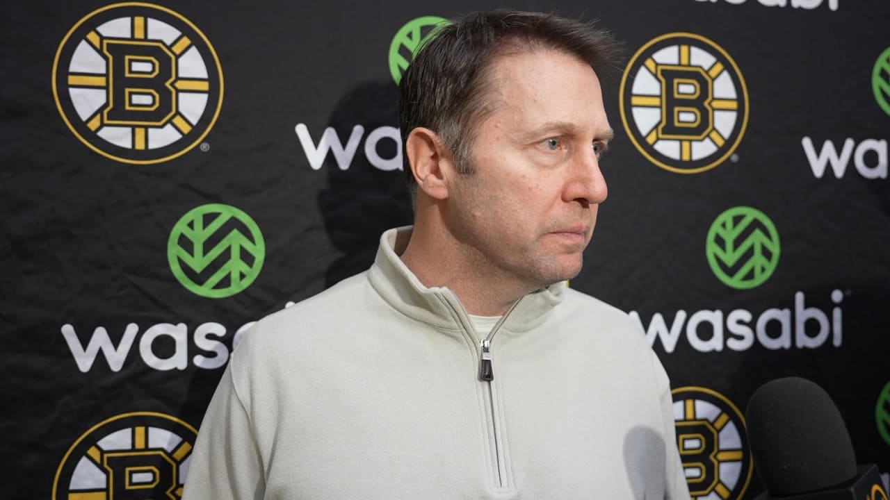 Press Room: Joe Sacco | Boston Bruins