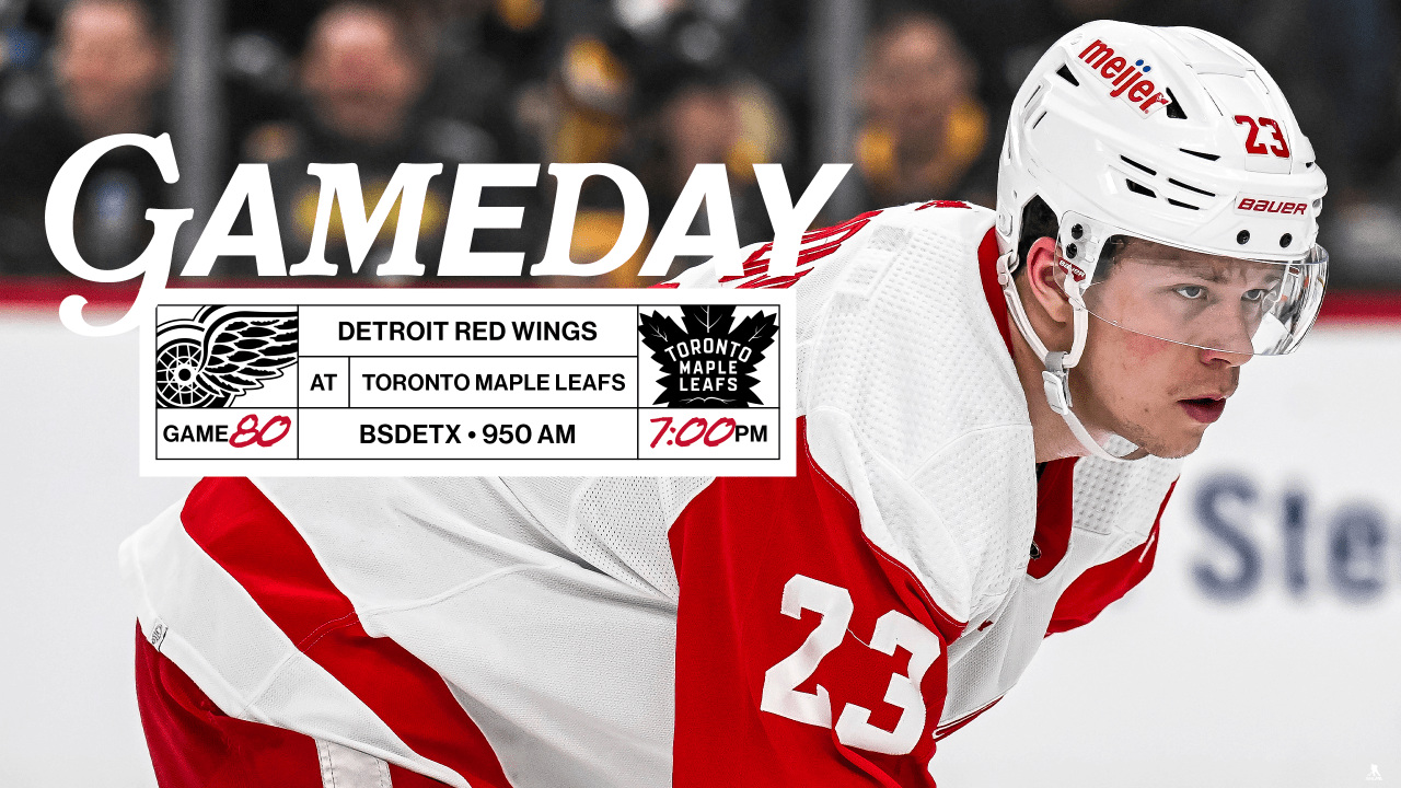 PREVIEW: Red Wings conclude important two-game road swing Saturday against Maple Leafs | Detroit ...