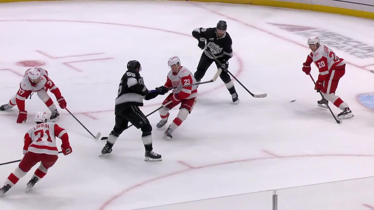 DET@LAK: Byfield scores goal against Cam Talbot | Los Angeles Kings