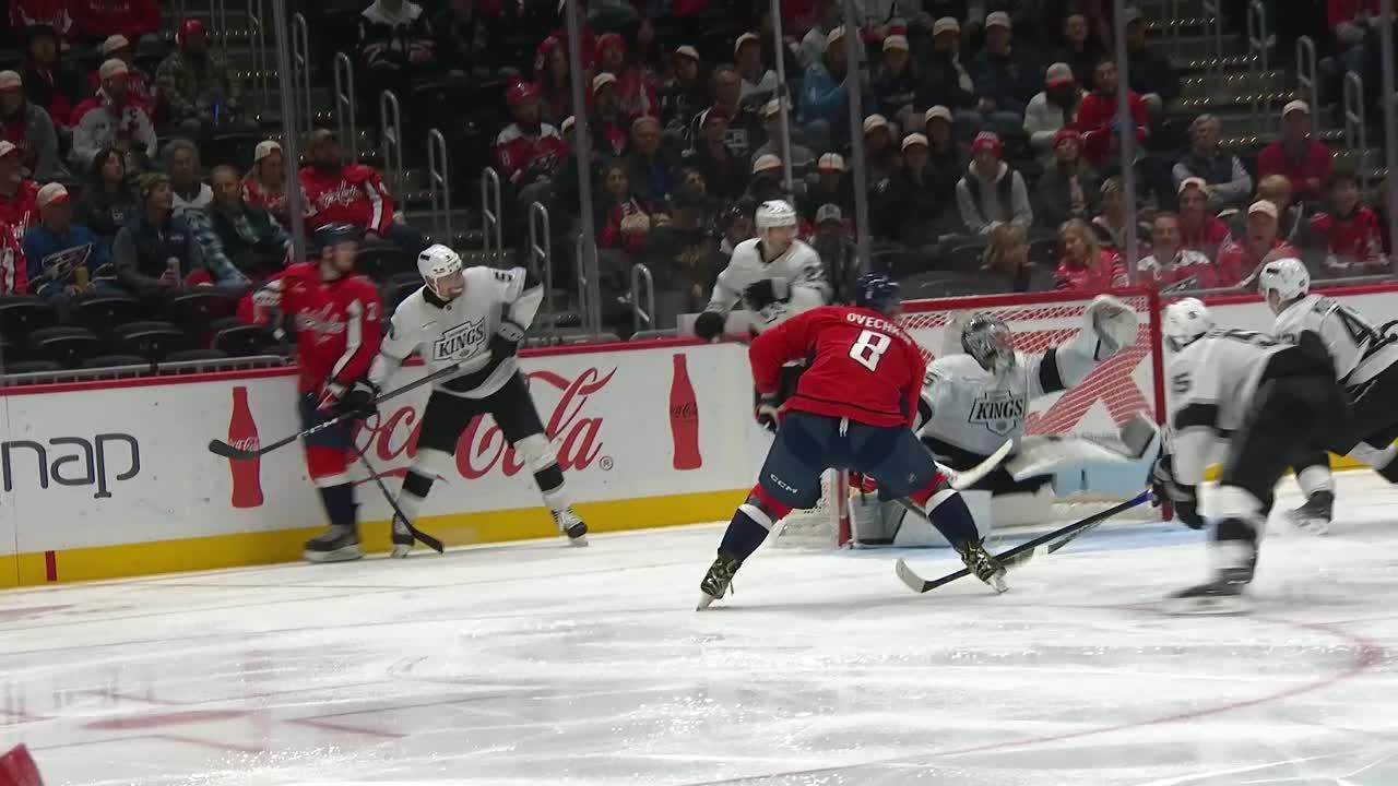 LAK@WSH: Ovechkin scores goal against Darcy Kuemper | Washington Capitals