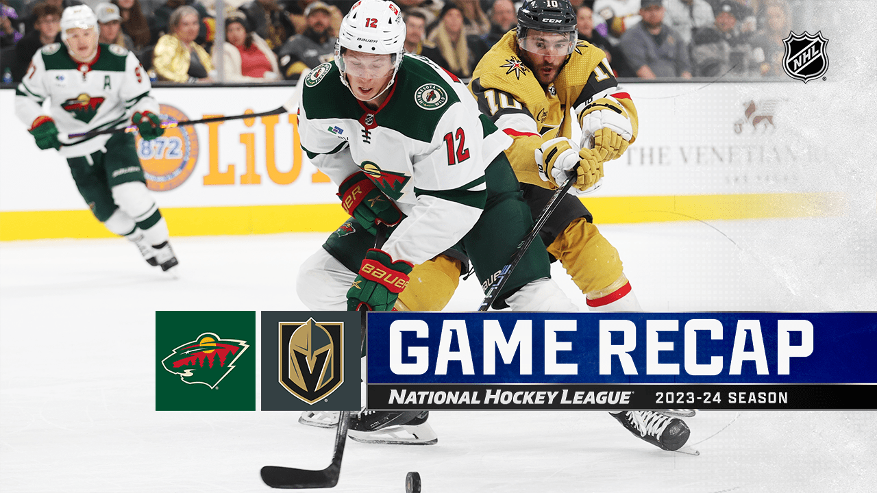 Boldy's 3 points help Wild edge Golden Knights | NHL.com