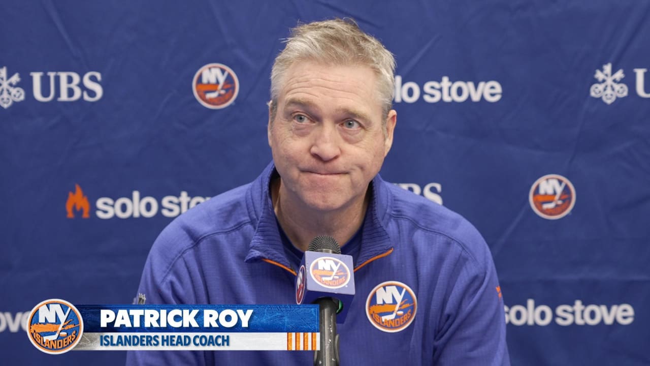 Practice 12/27: Patrick Roy | New York Islanders