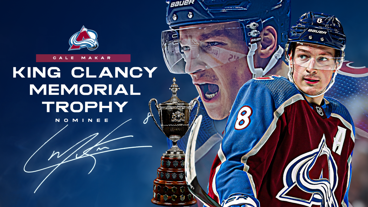 Cale Makar Named 2024 King Clancy Memorial Trophy Nominee | Colorado ...