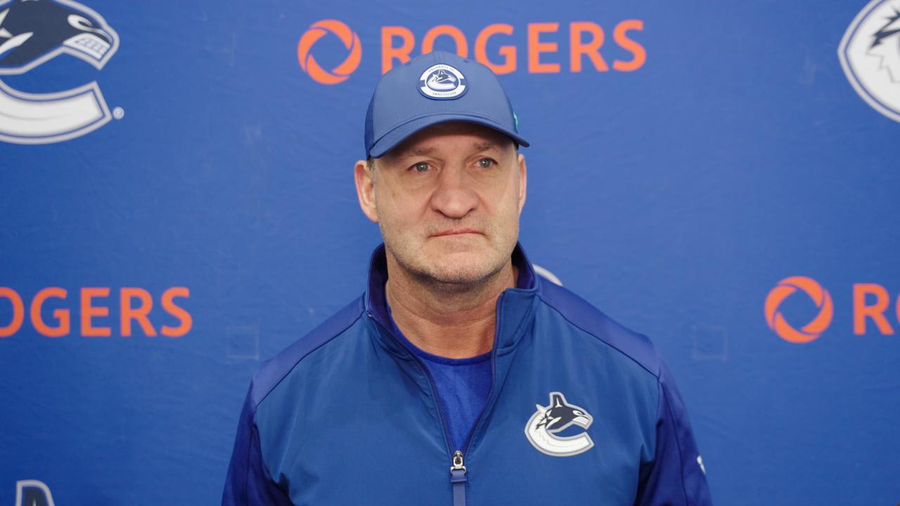 PRACTICE | Head Coach Adam Foote | Vancouver Canucks