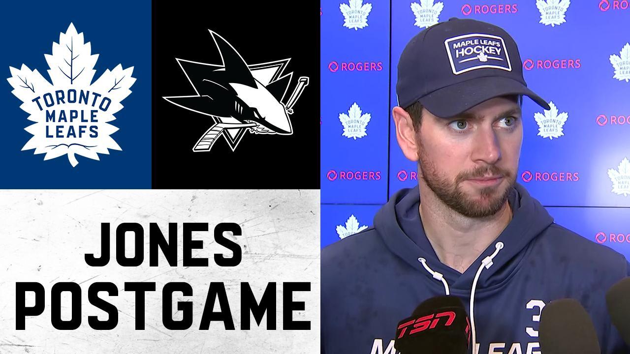 Martin Jones | Post Game | Toronto Maple Leafs
